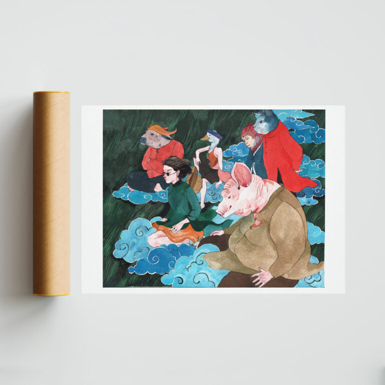 Kitchen God Art Print - Collective Memory