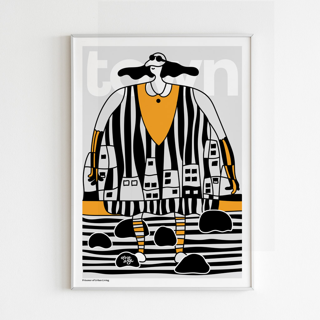 Urban Living Art Print - Collective Memory