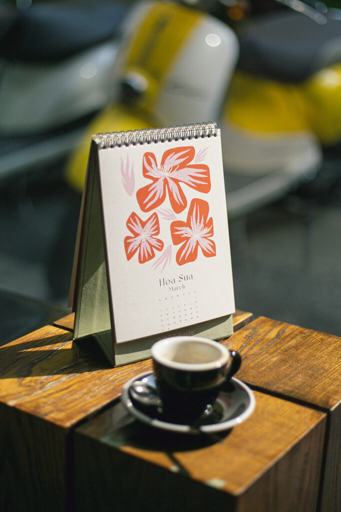 Hanoi Flower Power 2025 Calendar - Collective Memory
