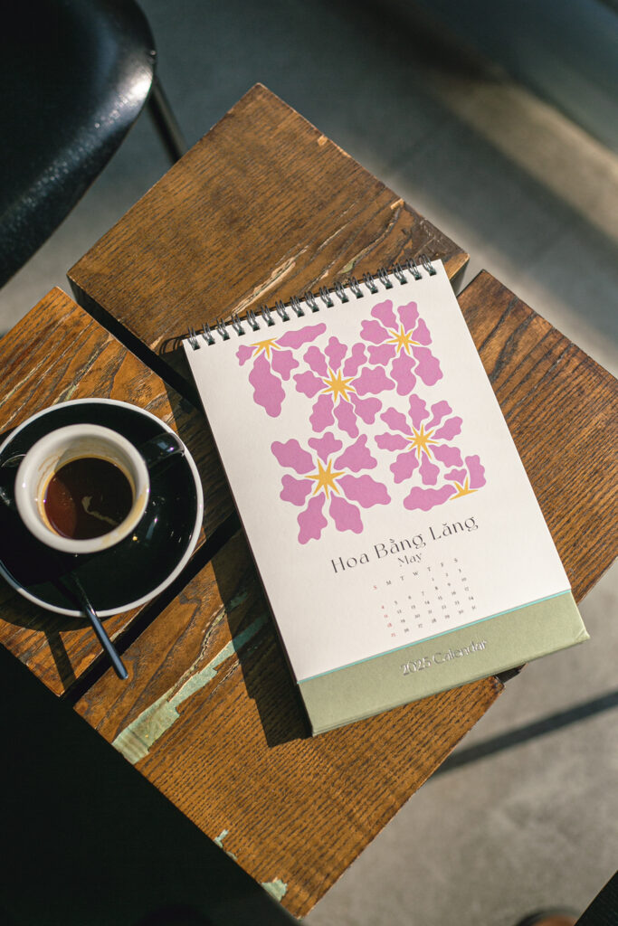 Hanoi Flower Power 2025 Calendar - Collective Memory