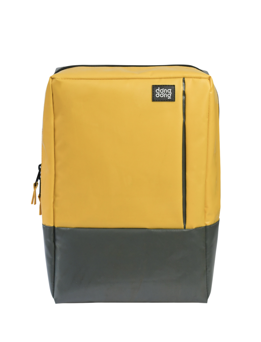Recycled Backpack – Yellow Oliver Green Color - Collective Memory